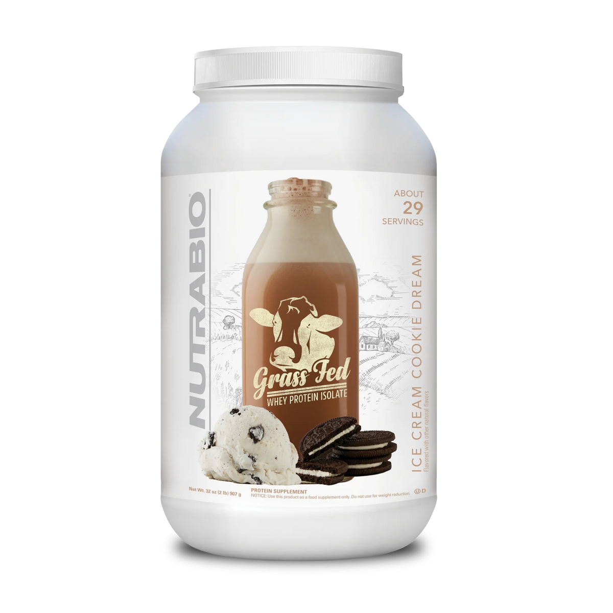 Nutra Bio Grass Fed Whey Protein Isolate – NutraZoneNutrition