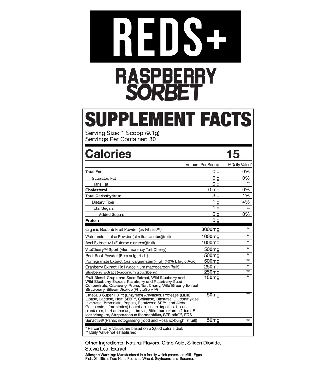 Reds+ // Reds Superfood Powder – NutraZoneNutrition